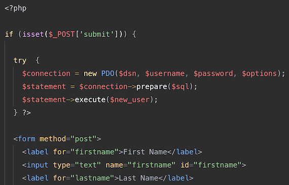 New Moon Syntax Theme for Web Development